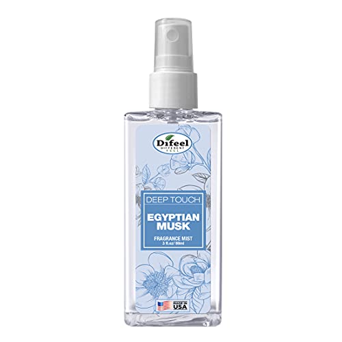 Difeel Deep Touch Body Mist - Egyptian Musk Aroma, Calming & Refreshin