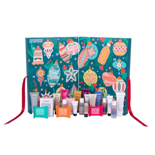 Compagnie de Provence Gift Set for Women - 24 Day Advent Calendar, Nat