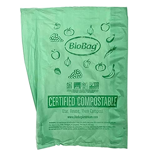 BioBag Compost Bag - Certified 100% Compostable, Convenient 11x17 Size