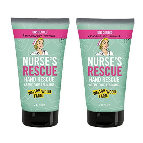 Nurse's Rescue Hand Cream - Rich Moisturizer with Cocoa & Shea Butter,