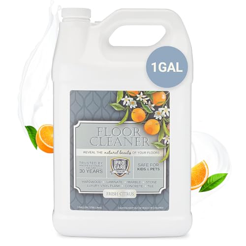 ProCare Floor Cleaner - Natural Citrus Solution for All Flooring Types