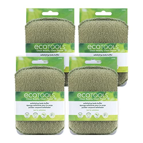 EcoTools Body Scrub - Removes Dead Skin, Vegan, Recycled Materials, 4