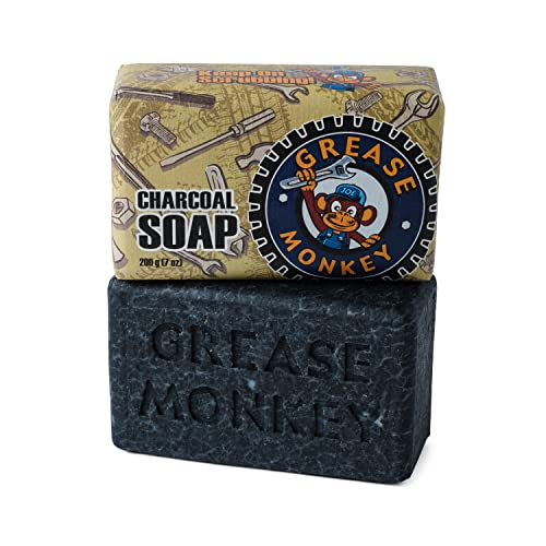 Bali Soap Grease Monkey Hand Soap - Exfoliating Charcoal, Moisturizing